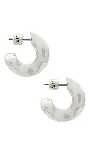 Jenny Bird Doune Chunky Hoop Earrings - Silver