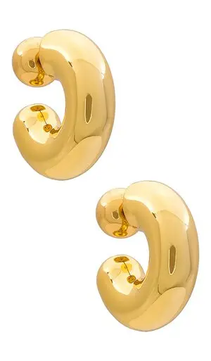 Jenny Bird Tome Large Hoops - Gold