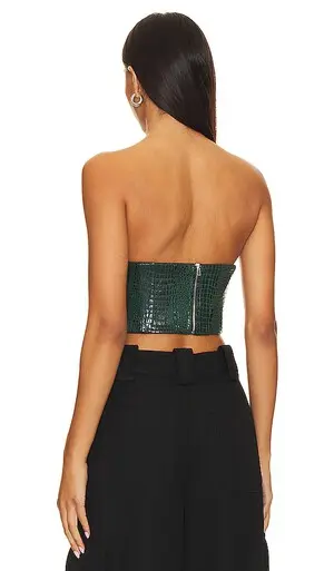 Superdown Tawny Faux Suede Top