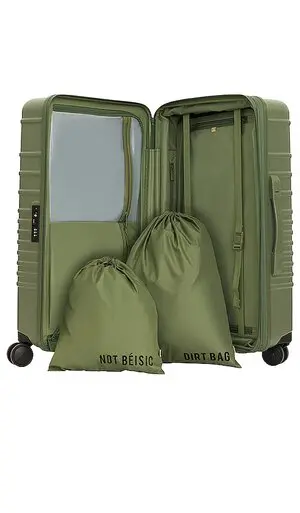 BEIS The Medium Check-in Roller - Olive