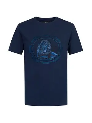 Stefano Ricci Crewneck T-shirt - Navy Blue