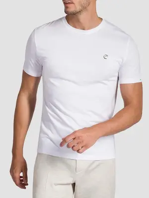 Stefano Ricci Crewneck T-shirt - White