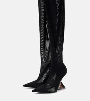 Attico Cheopissima Thigh-high 105 Boots - Black