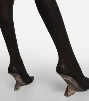 Attico Cheopissima Thigh High Boots - Black