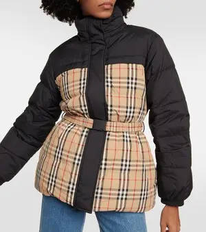 Burberry Check Reversible Down Jacket