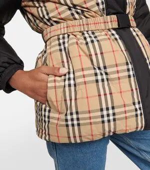 Burberry Check Reversible Down Jacket