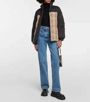 Burberry Check Reversible Down Jacket