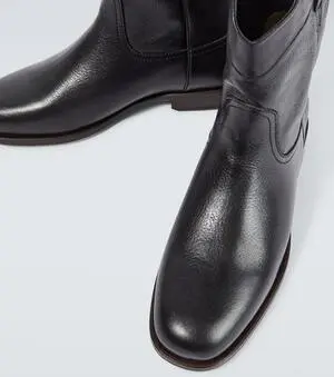 LEMAIRE Leather Cowboy Boots