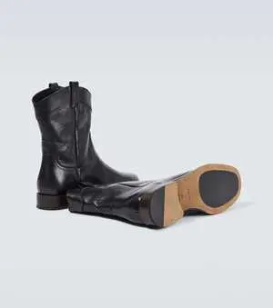 LEMAIRE Leather Cowboy Boots
