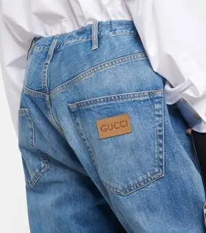 Gucci Mid-rise Wide-leg Jeans