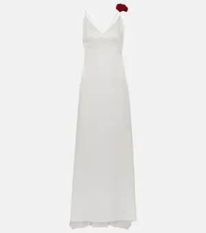 Magda Butrym Rosette Embellished Gown