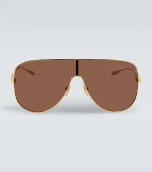 Gucci Mask Frame Sunglasses - Brown