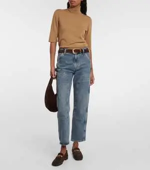AGOLDE Rami Mid-rise Straight Leg Jeans