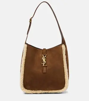 Saint Laurent Saint Laurent Le 5 À 7 Small Suede Shoulder Bag Brown