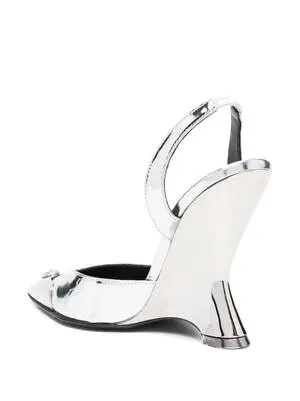 Philipp Plein Mirror 95mm Pointed-toe Pumps