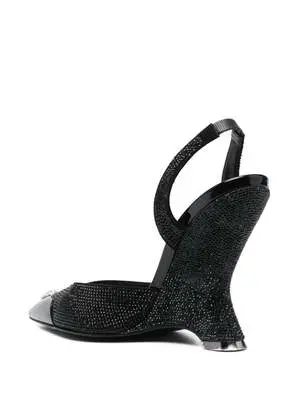 Philipp Plein Decollete 105mm Crystal-embellished Pumps
