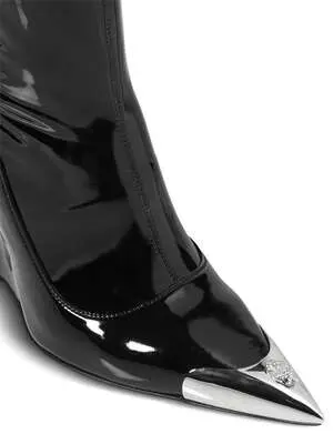 Philipp Plein Patent-leather Over-knee Boots
