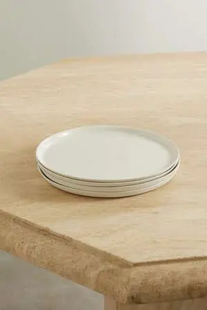 MUD AUSTRALIA Net Sustain Set Of Four Porcelain Dinner Plates