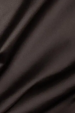 Dolce & Gabbana Coated Stretch-satin Mini Dress - Brown