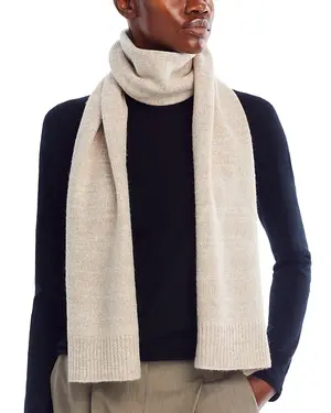 V. Fraas Aqua Shiny Knit Scarf Exclusive - Cream