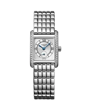 LONGINES Mini Dolcevita Diamond Watch, 21.5mm X 29mm - Silver