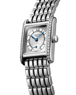 LONGINES Mini Dolcevita Diamond Watch, 21.5mm X 29mm - Silver