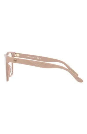 Tory Burch 55mm Oval Eyeglasses - Bone