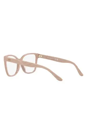 Tory Burch 55mm Oval Eyeglasses - Bone