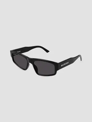 Balenciaga Flat 56mm Rectangular Sunglasses