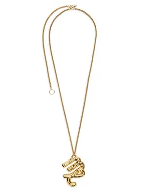 JIL SANDER Zodiac-sign Pendant Necklace - Gold