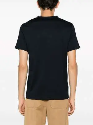 Fred Perry Logo-embroidered Cotton T-shirt - Blue