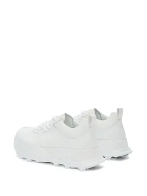 JIL SANDER Chunky Panelled Leather Sneakers - White