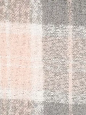 Barbour Beanie And Tartan Scarf Set