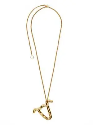 JIL SANDER Zodiac-sign Pendant Necklace - Gold