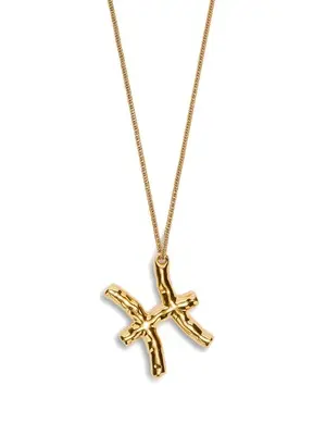 JIL SANDER Zodiac-sign Pendant Necklace - Gold