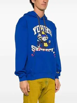 MSGM Graphic-print Cotton Hoodie