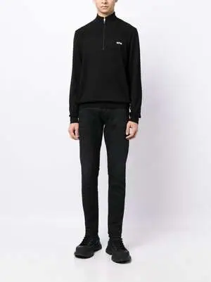 BOSS Momentum Half-zip Sweatshirt - Black