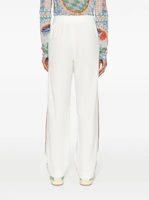 Casablanca Logo-patch Side-stripe Fleece Track Pants
