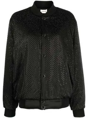 P.a.r.o.s.h Crystal-embellished Bomber Jacket