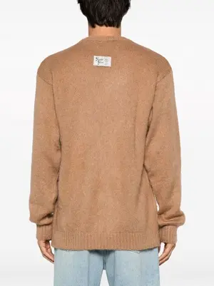 FAMILY FIRST Brushed-effect Mohair-blend Jumper - Neutrals