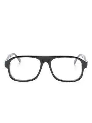 Moncler Rectangular Eyeglasses Ml5198 - Black