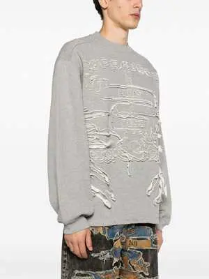 Y/project Distressed Cotton Sweatshirt