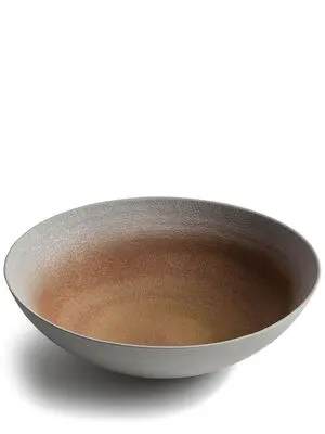POLTRONA FRAU Cretto Stoneware Large Bowl - Brown