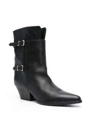SERGIO ROSSI Sr Thalestris 55mm Leather Ankle Boots