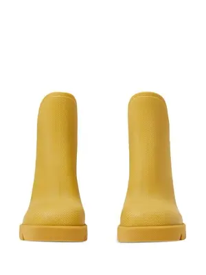Burberry Ankle Rubber Boots - Yellow