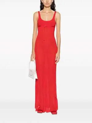 Jacquemus La Robe Maille Maxi Dress - Red