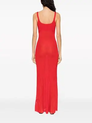 Jacquemus La Robe Maille Maxi Dress - Red