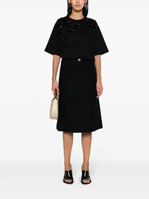 LANVIN A-line Midi Skirt
