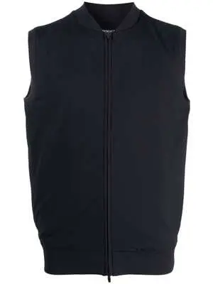 Boggi Milano Zip-up Stretch-jersey Gilet