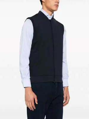 Boggi Milano Zip-up Stretch-jersey Gilet